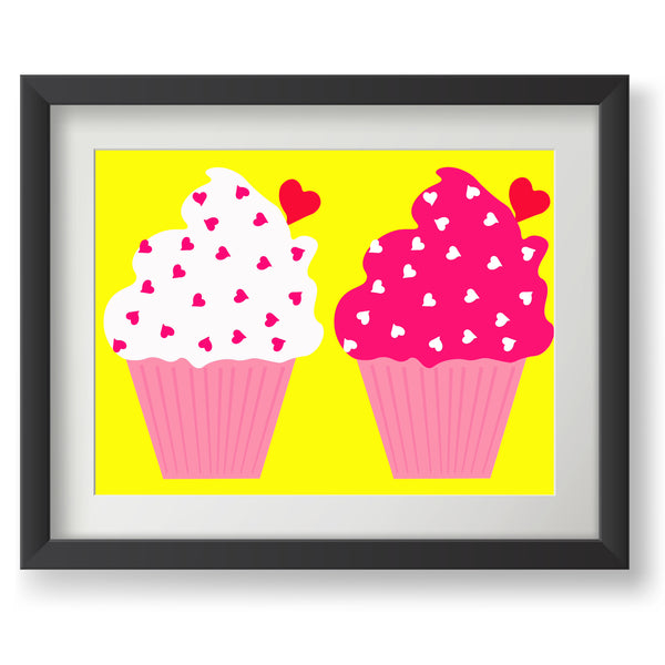 Cupcake love Poster – Fabby's Art