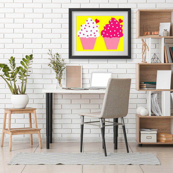 Cupcake love Poster – Fabby's Art